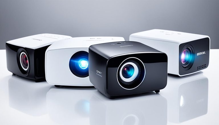 Portable hotspot devices with built-in projectors for on-the-go ...